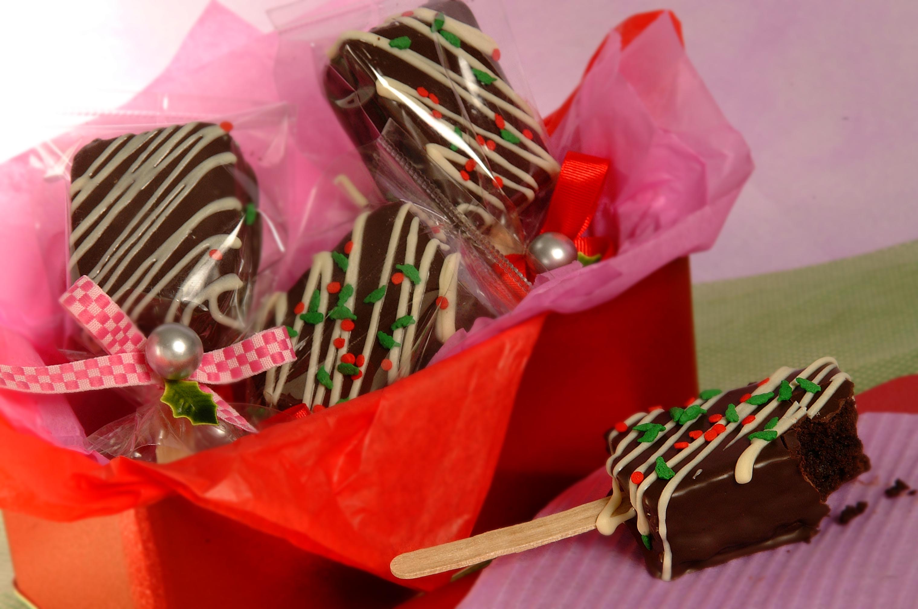BROWNIE CHOCOLATE POPS