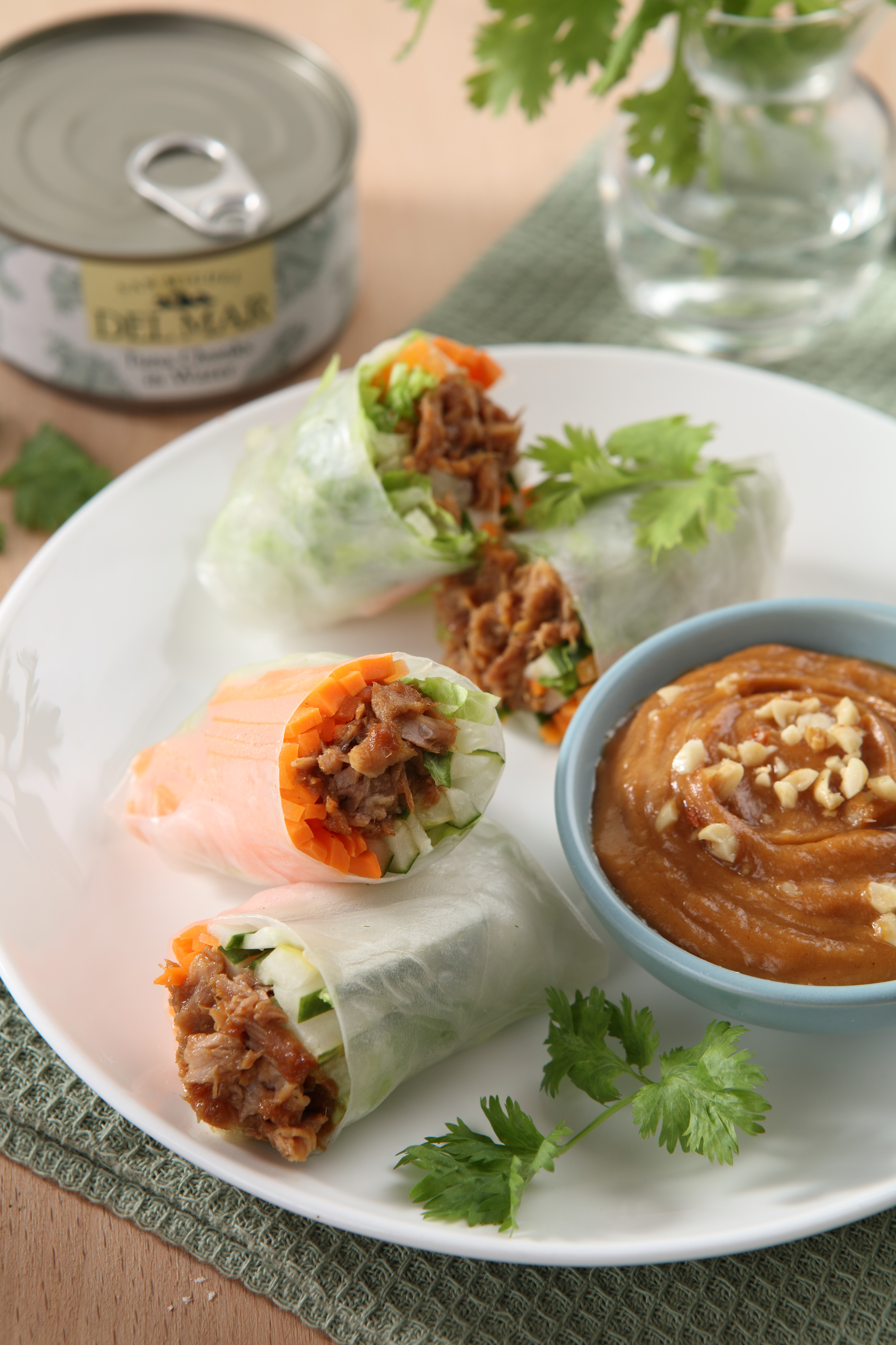 FRESH SPRING ROLLS WITH TUNA