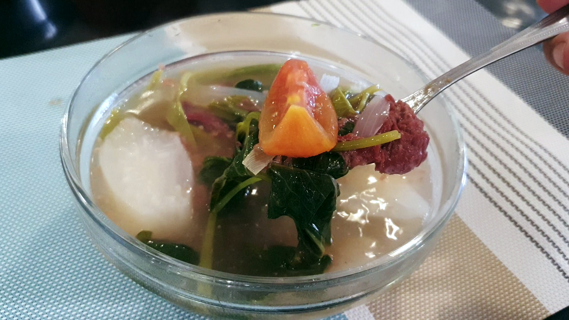 SINIGANG NA CORNED BEEF